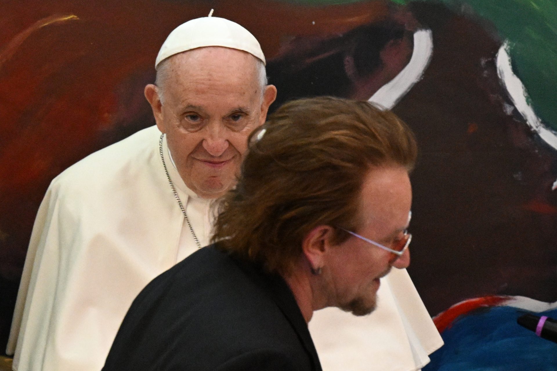 Bono joins Pope Francis for launch of international educational ...