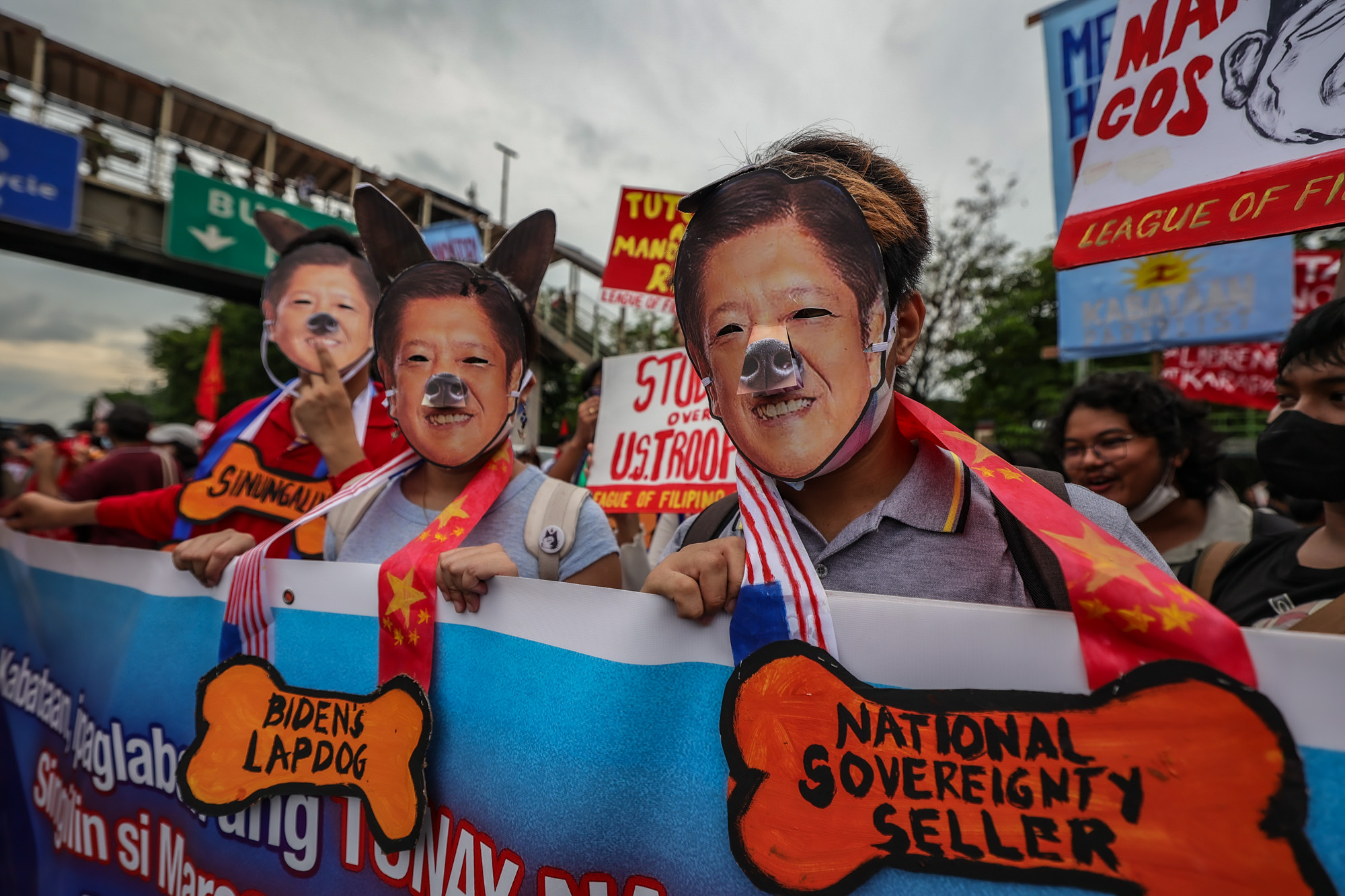 IN PHOTOS: Protest greets Marcos Jr.’s 2nd State of the Nation Address ...